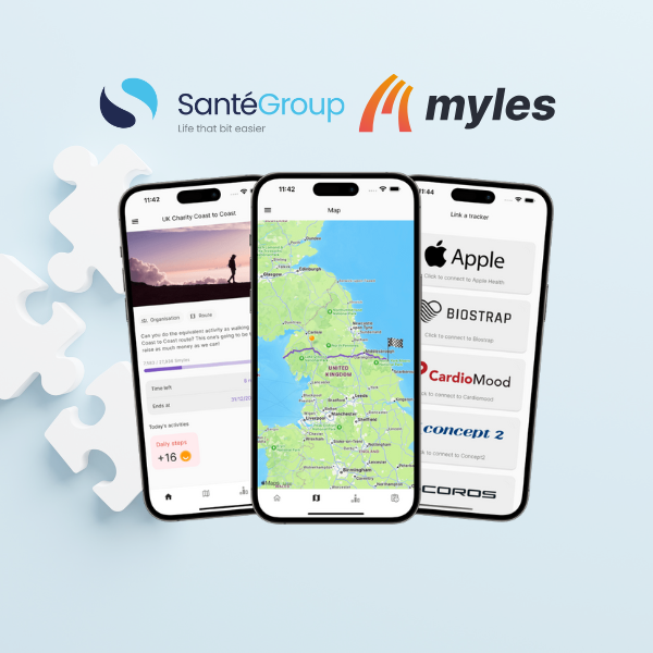 Santé Group Acquires Employee Wellbeing App Myles Fitness - Santé Group